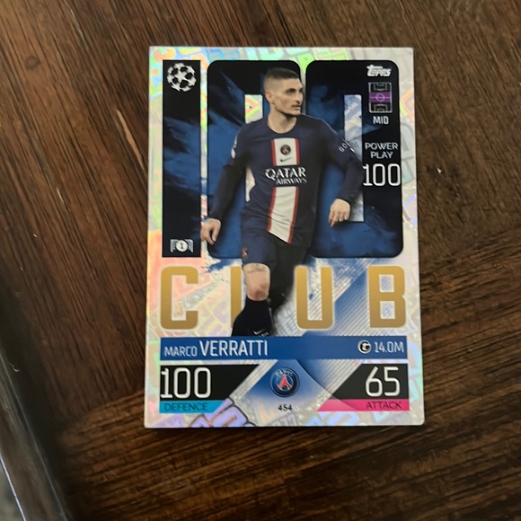 Other | Marco Verratti Card | Poshmark